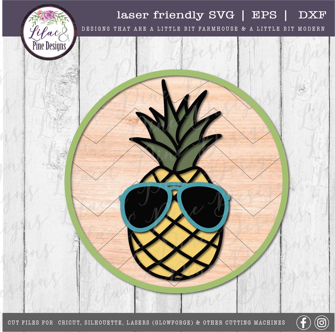 Flamingo Pineapple Sign Bundle Tropical Sign Summer Sign | Etsy