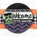 Frankenstein Sign SVG, Welcome Little Monsters SVG, Frankie Svg ...