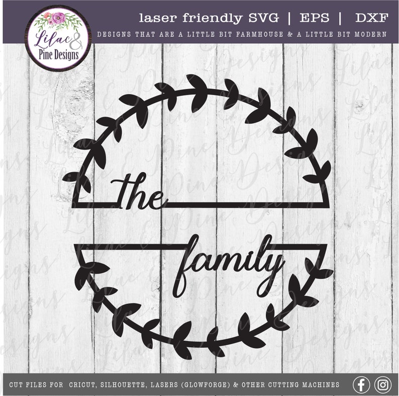 Personalized Family Sign Svg Family Name Sign SVG | Etsy
