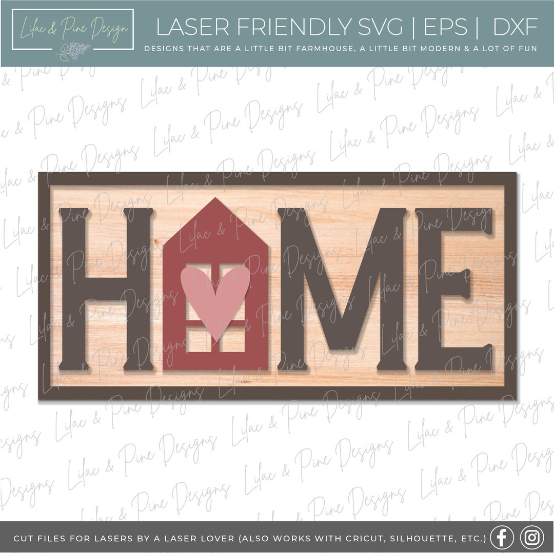 Home SVG, Home Sign SVG, Housewarming Gift, Sign Party SVG, Farmhouse ...