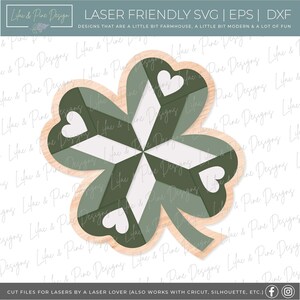 Barn Quilt Shamrock SVG, St Patricks Day Barn Quilt SVG, Clover Barn ...