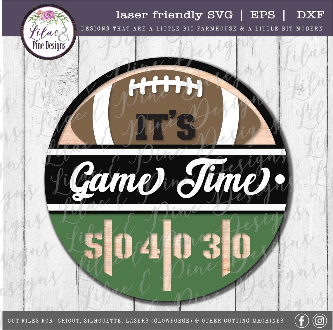Game Time Football SVG Welcome SVG Fall Door Decor Svg - Etsy