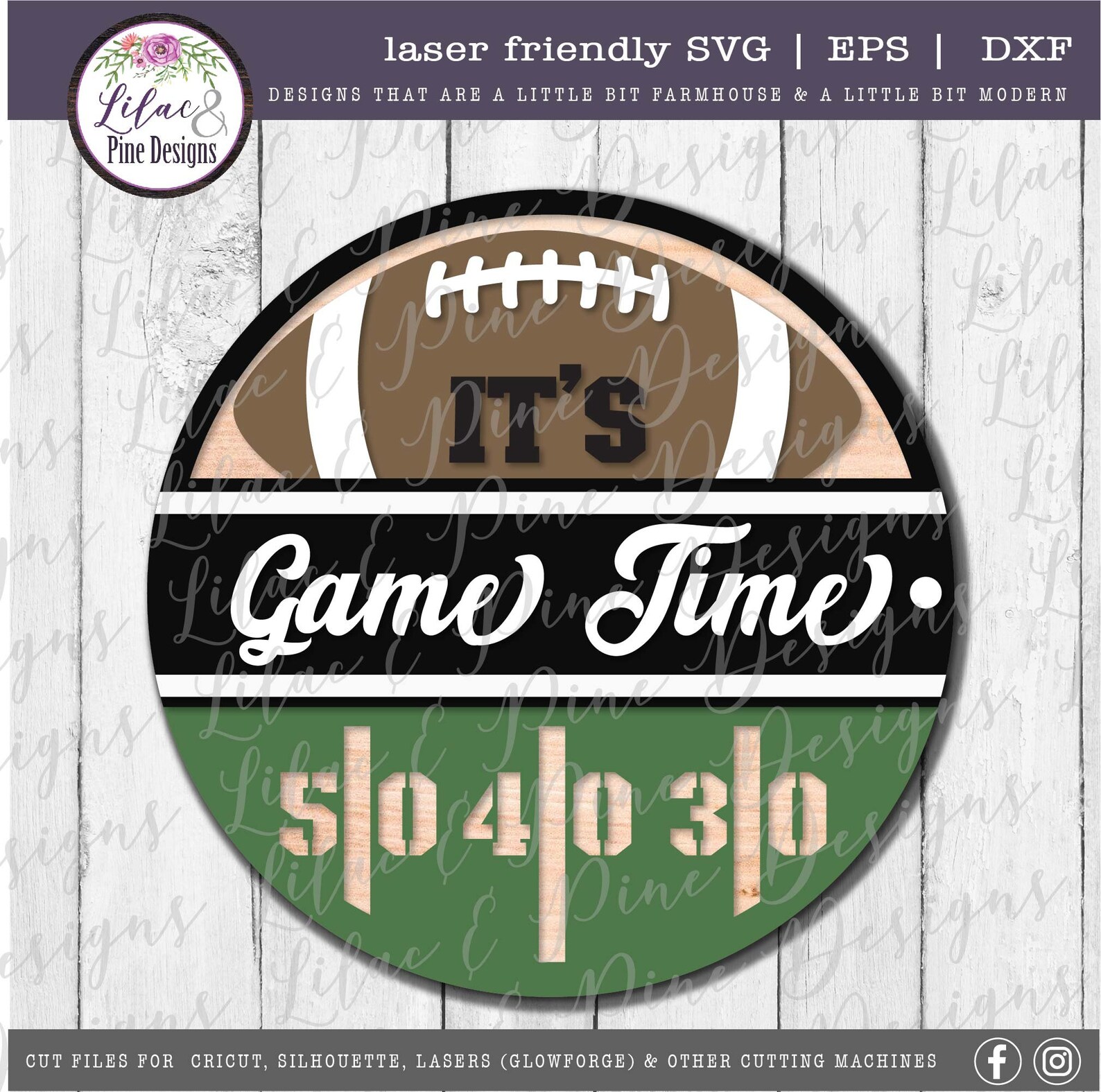 Game Time Football SVG Welcome SVG Fall Door Decor Svg - Etsy