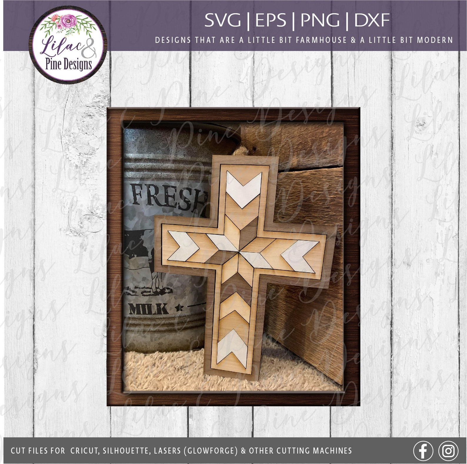 Barn Quilt Christian Cross SVG, Cross SVG, Christian Decor SVG, Cross ...