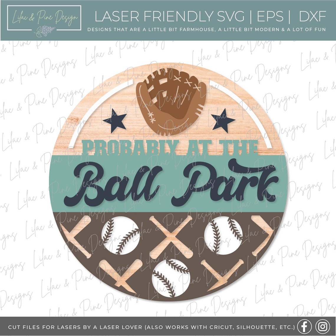 At the Ball Park Sign SVG, Baseball Welcome Sign, Ball Field Door ...