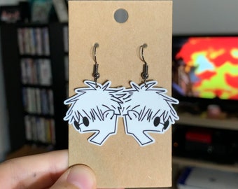 Jujutsu Kaisen Gojo Earrings - Etsy