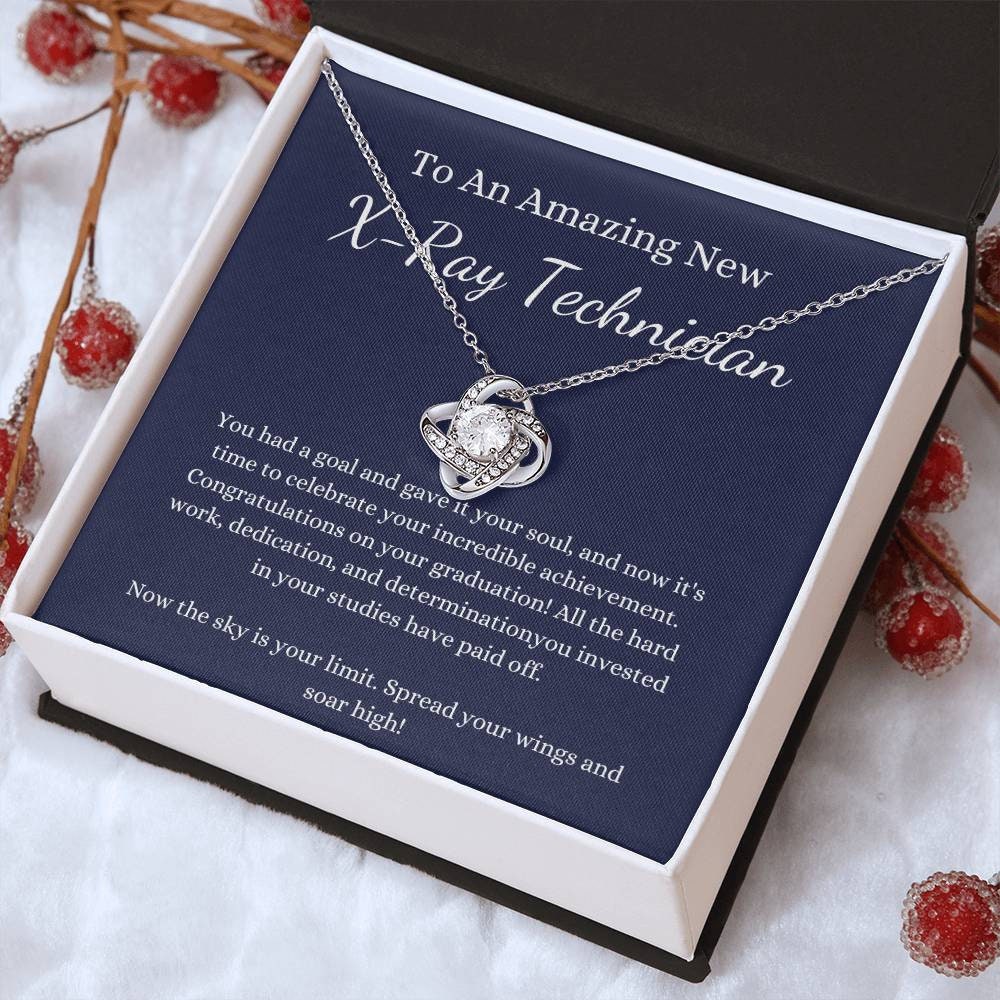 X-ray Tech Graduation Gift Grad Gift Love Knot Pendant - Etsy