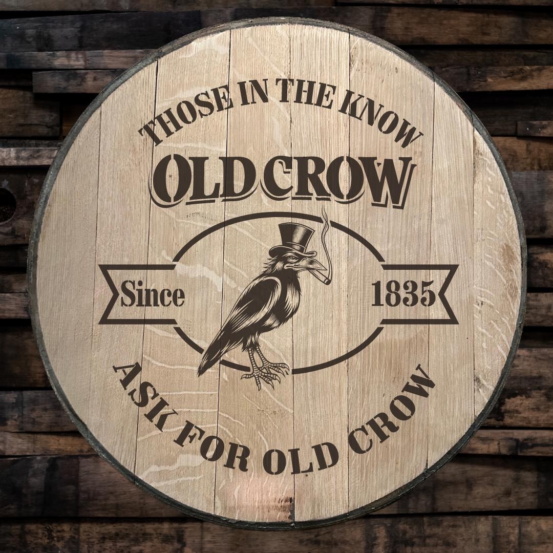 Bourbon Barrel Old Crow Whiskey Head - Etsy