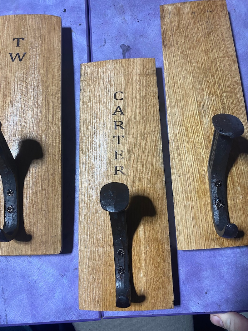 Barrel Stave Coat Rack - Etsy