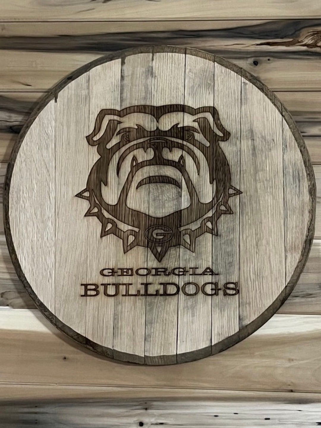 Bourbon Barrel Gift - Georgia Bulldogs - Etsy