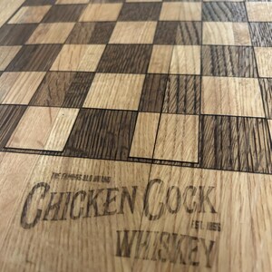 Bourbon Barrel Head Chess Set Made From All Real Wood - Etsy