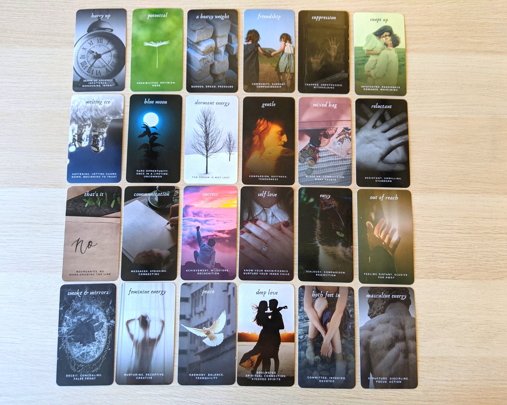 Soul Reflections Oracle Deck 78 Card Intuitive Oracle Deck for ...