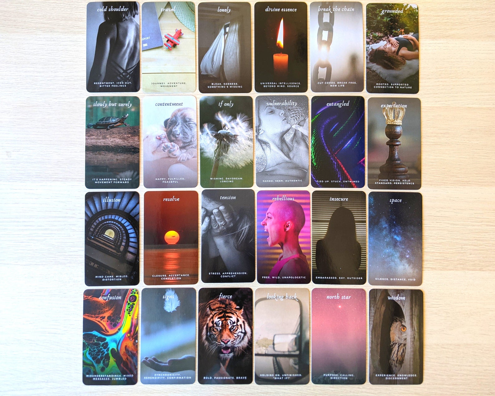 Soul Reflections Oracle Deck 78 Card Intuitive Oracle Deck for ...