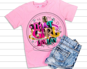 That Girl Laylay Fan/concert T-shirt Design PNG - Etsy