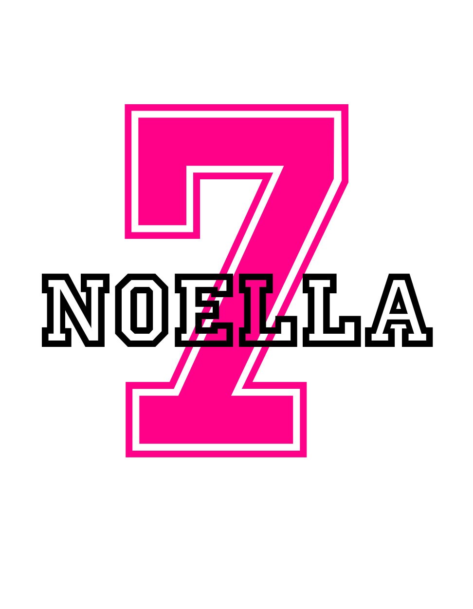 Happy Birthday Noella Birthday Shirt Front/back2 Pc - Etsy