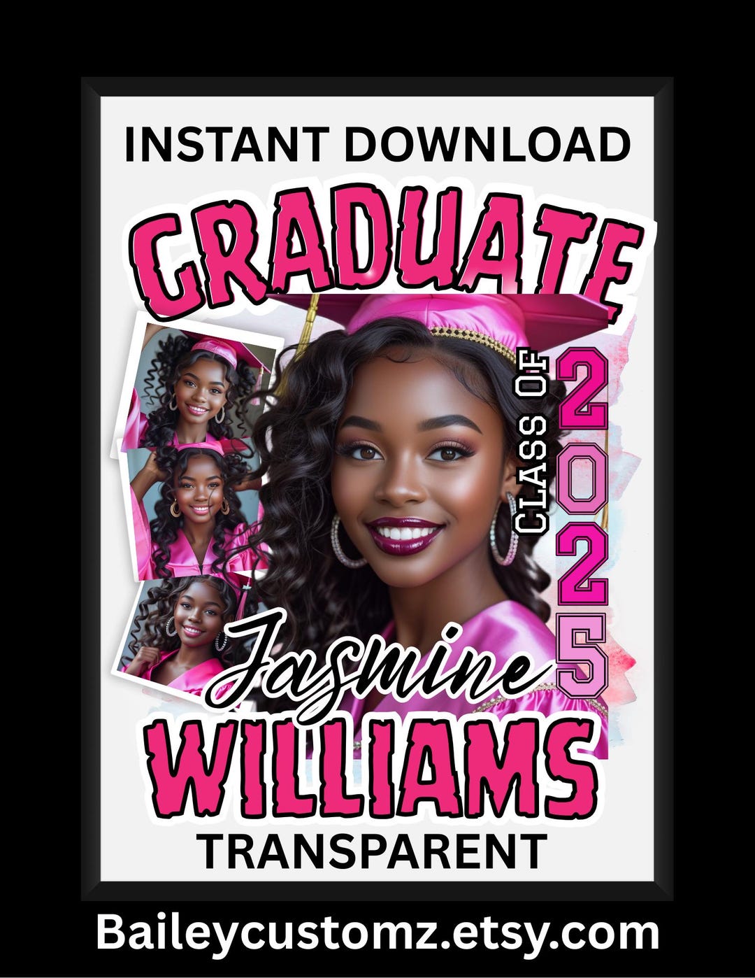 Graduation T-shirt Graphic Design | Digital Download | School Colors ...