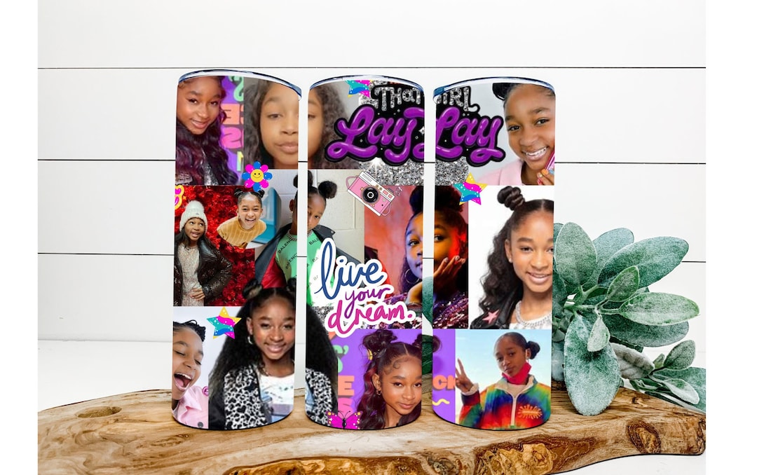 That Girl Collage Tumbler Design | 9.5x8.1 Digital Wrap File - Etsy