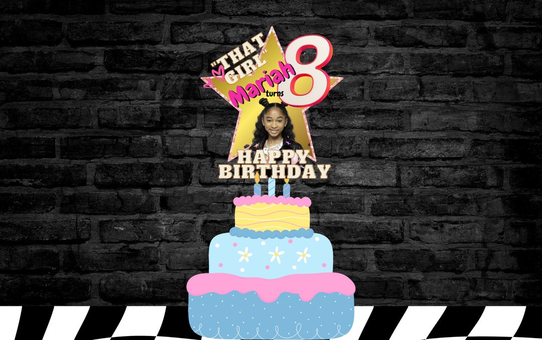 That Girl Cake Topper - Etsy