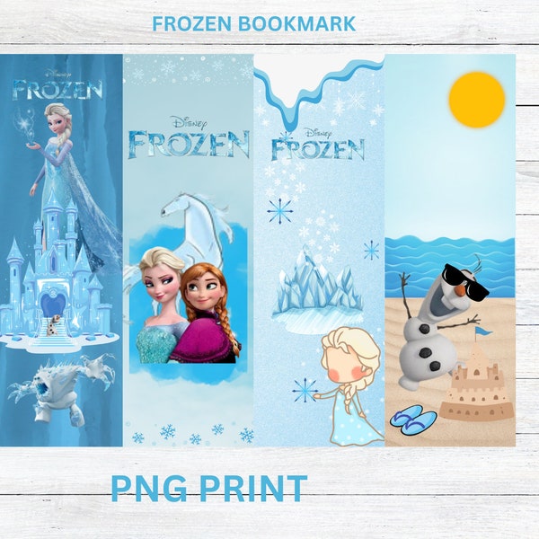 Frozen Bookmarks - Etsy