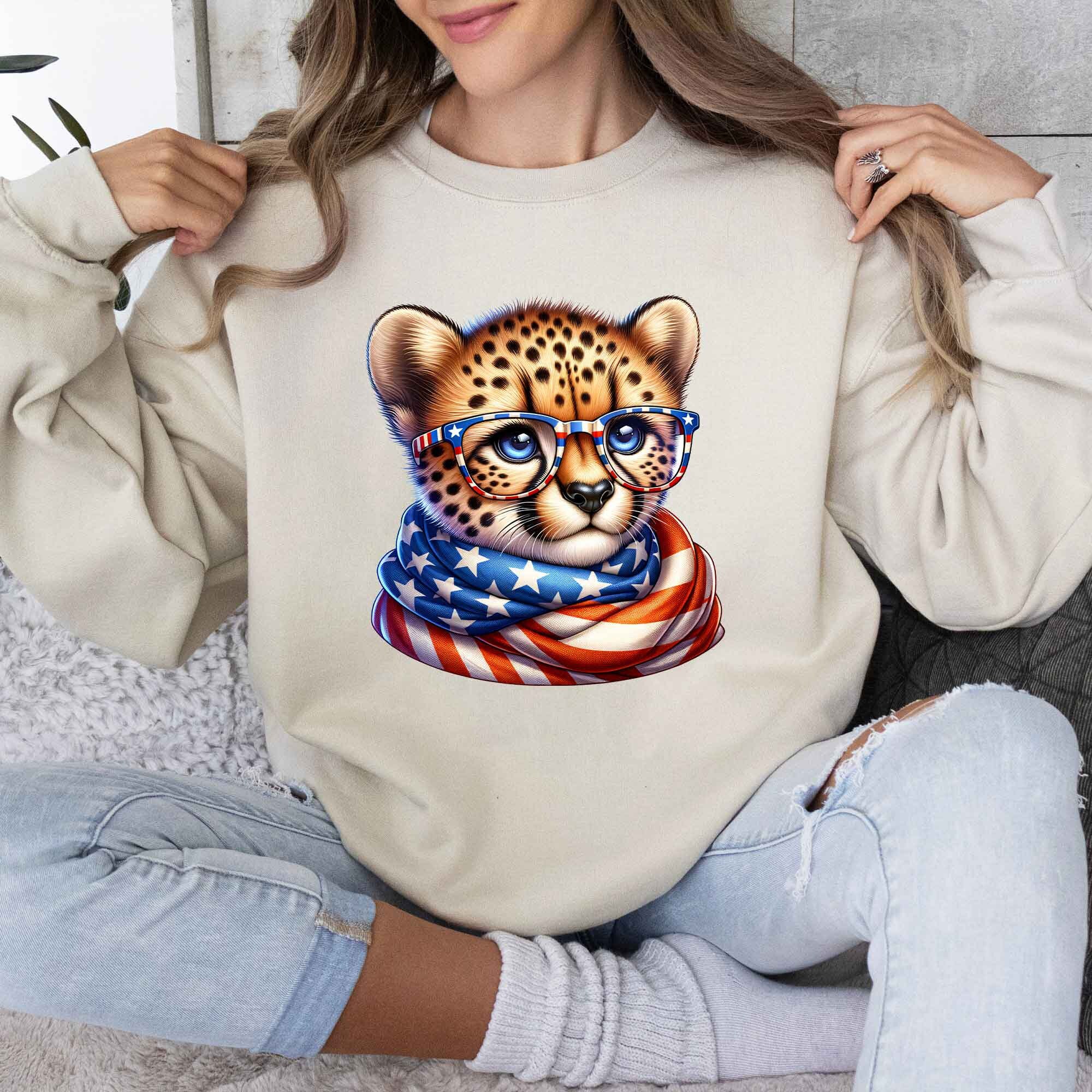 Patriotic Animals 4th of July Watercolor Clipart Cute Pet Portrait ...