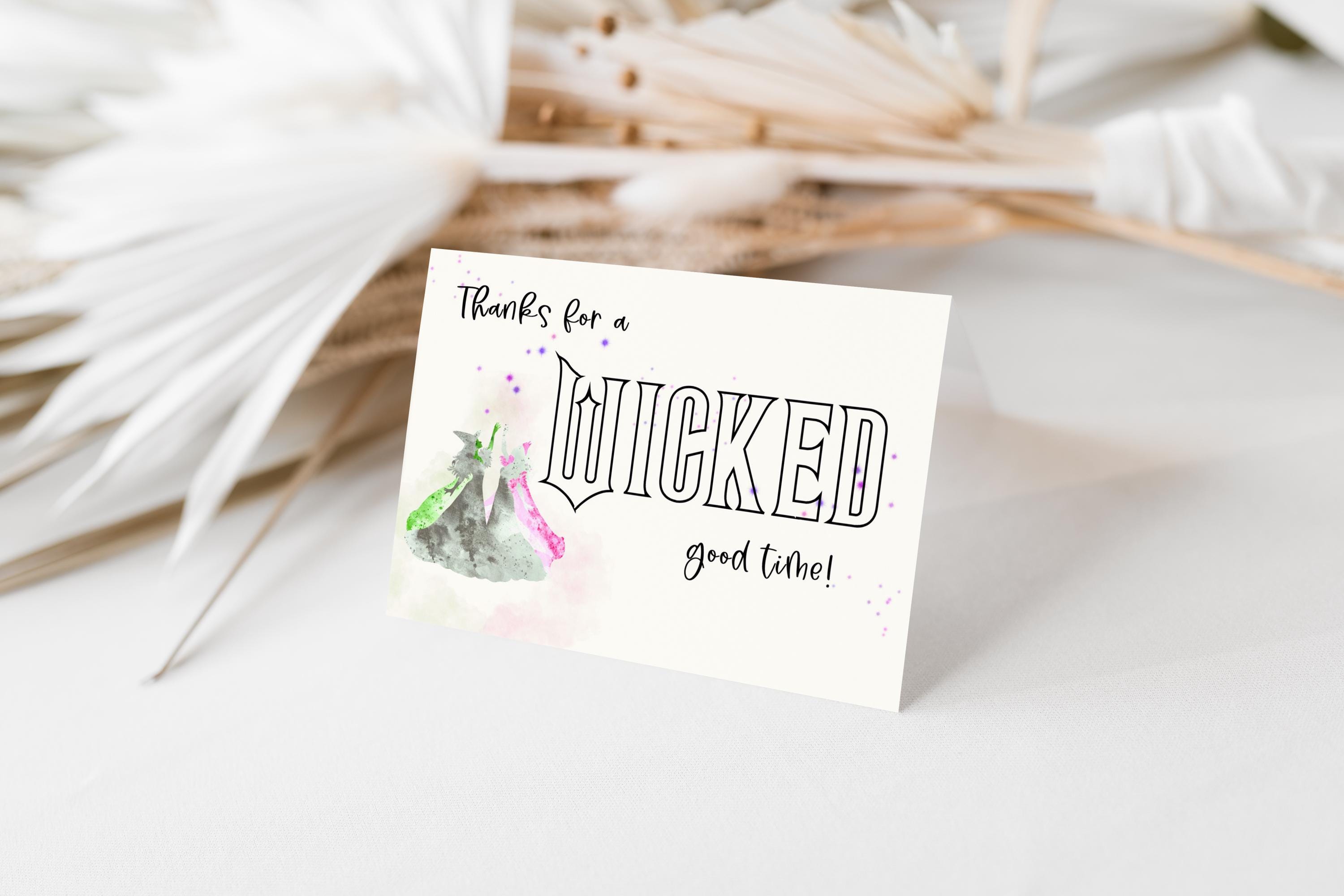 Wicked Themed Birthday Time Capsule, Digital Download - Etsy