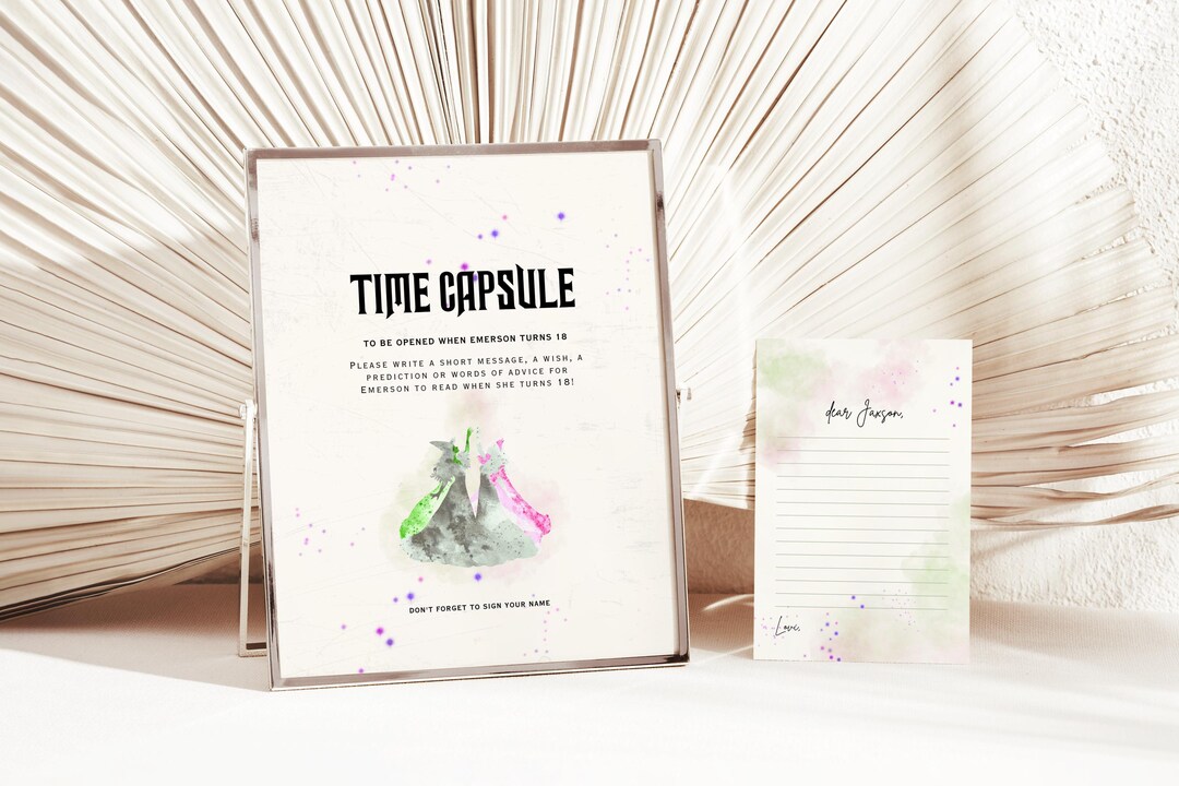 Wicked Themed Birthday Time Capsule, Digital Download - Etsy