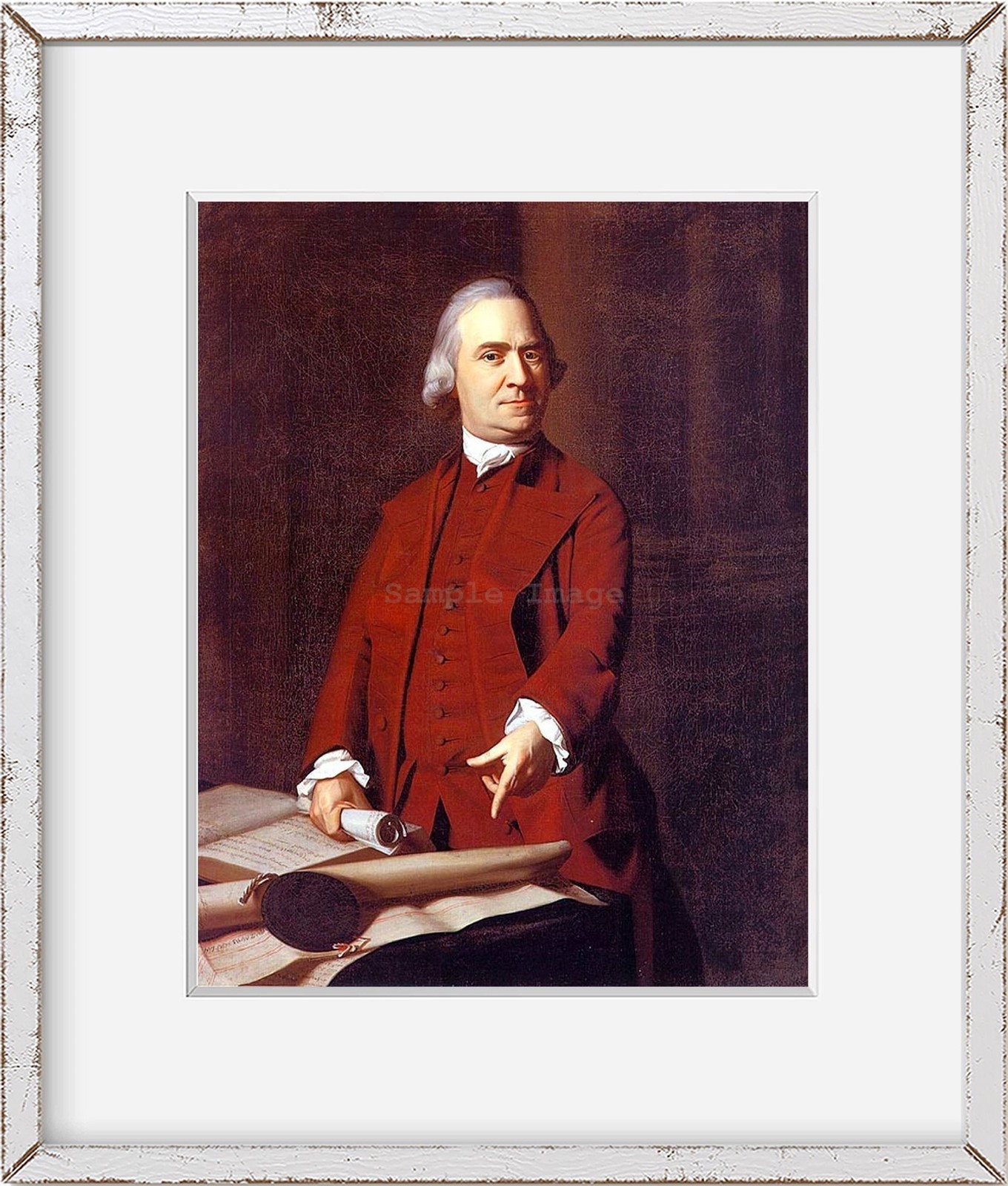 1897 Photo Sam Adams / painted by John Singleton Copley. | Etsy
