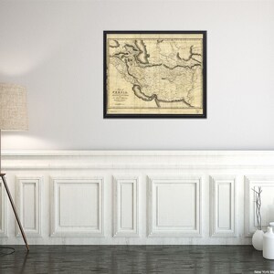 1815 Maptitle: Map of Persia and Adjacent Countries, for Sir John ...