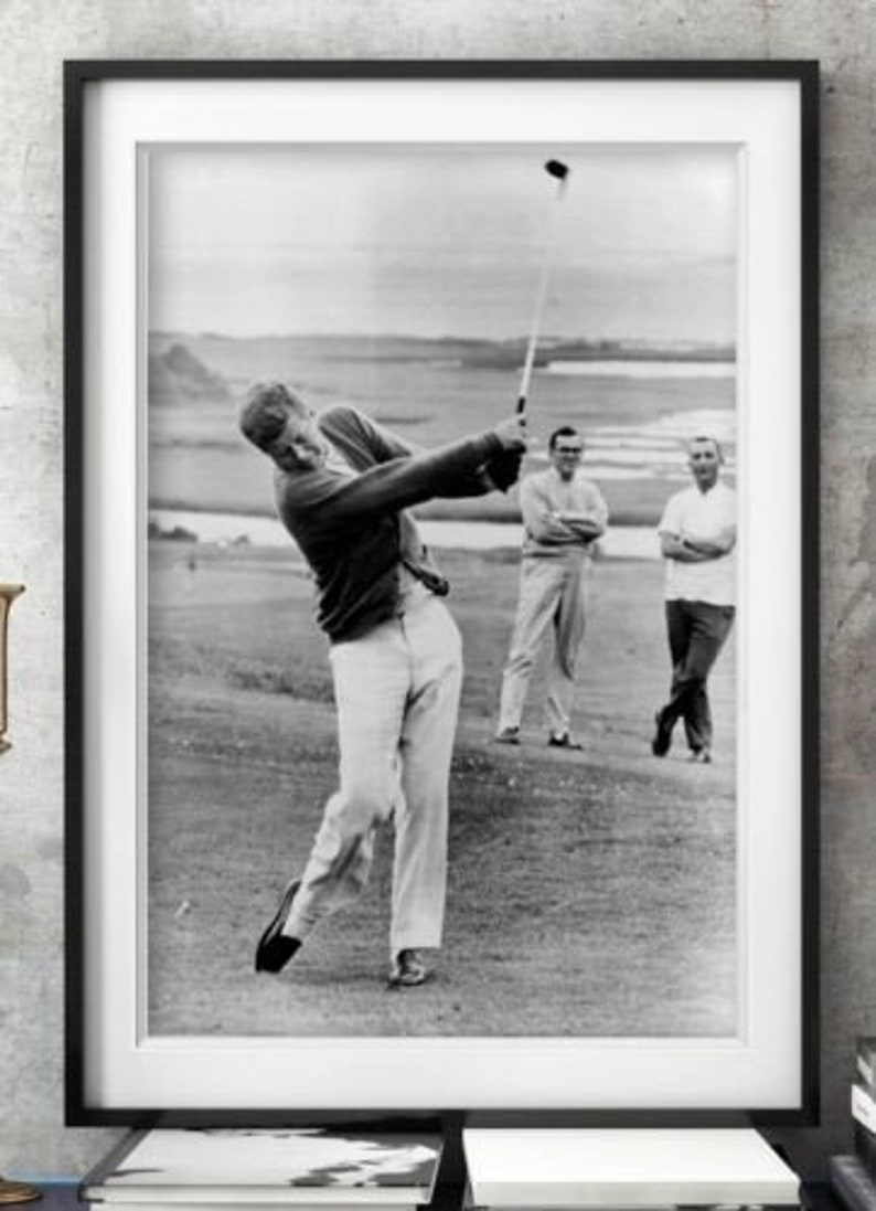 Photo: President John F. Kennedy JFK Playing Golf Hyannis - Etsy
