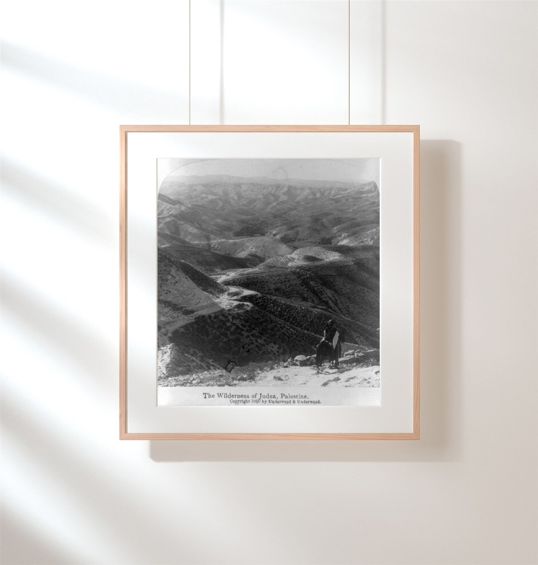 Photo: the Wilderness of Judea Palestine - Etsy