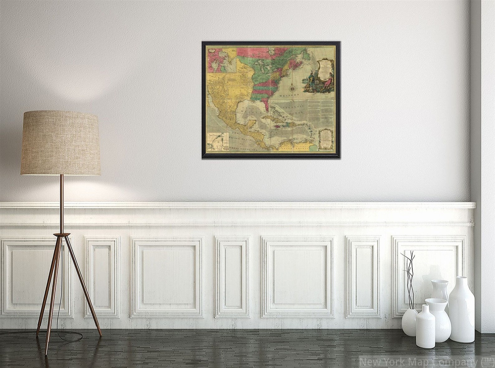 1774 Map North America and the West Indies a New Map - Etsy