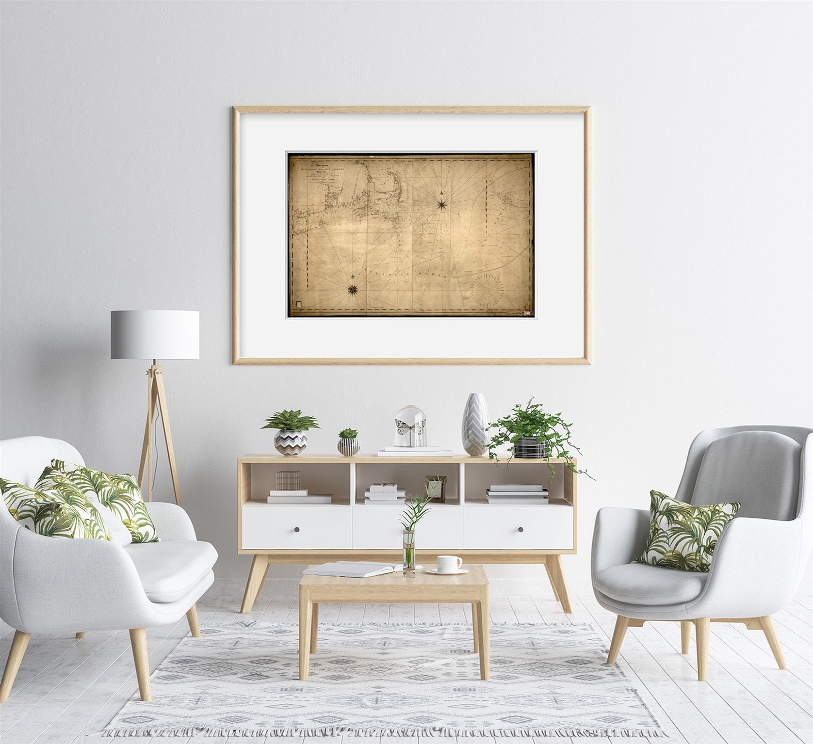 1813 Map A New Chart of Nantucket Shoals and George's Bank - Etsy