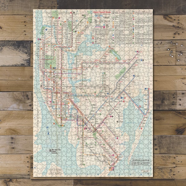 Jigsaw Puzzle New York City - Etsy
