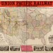 Map 1883 Map New Map of the Union Pacific Railway the Short - Etsy