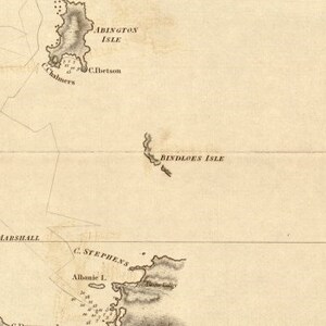 Map: 1798 Chart of the Galapagosdiscovery and - Etsy