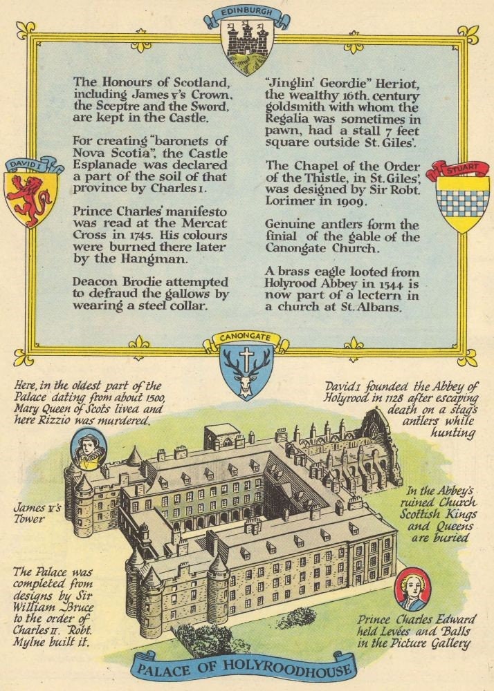 Holyrood Palace Map