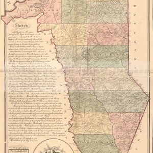 Map 1882 Map A Full Descriptive Map and Sketch of Greenville - Etsy