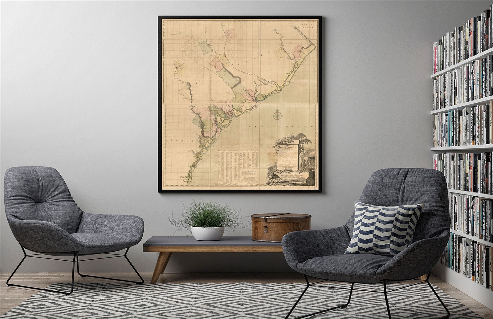 1757 Map A Map of South Carolina and a Part of Georgia. | Etsy