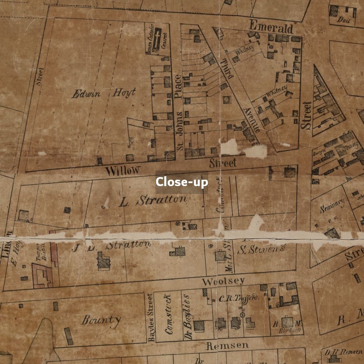 Map of Map of the Village of Astoria Queens Co. N.Y. | Etsy