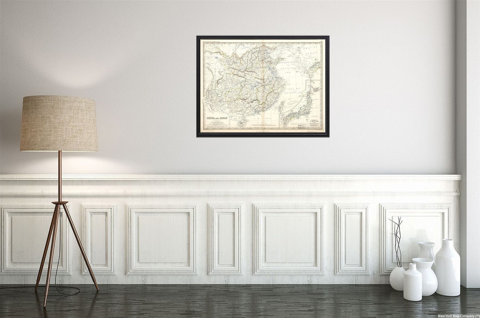 Map 1861 Map China and Japan China Japan in Upper Left - Etsy