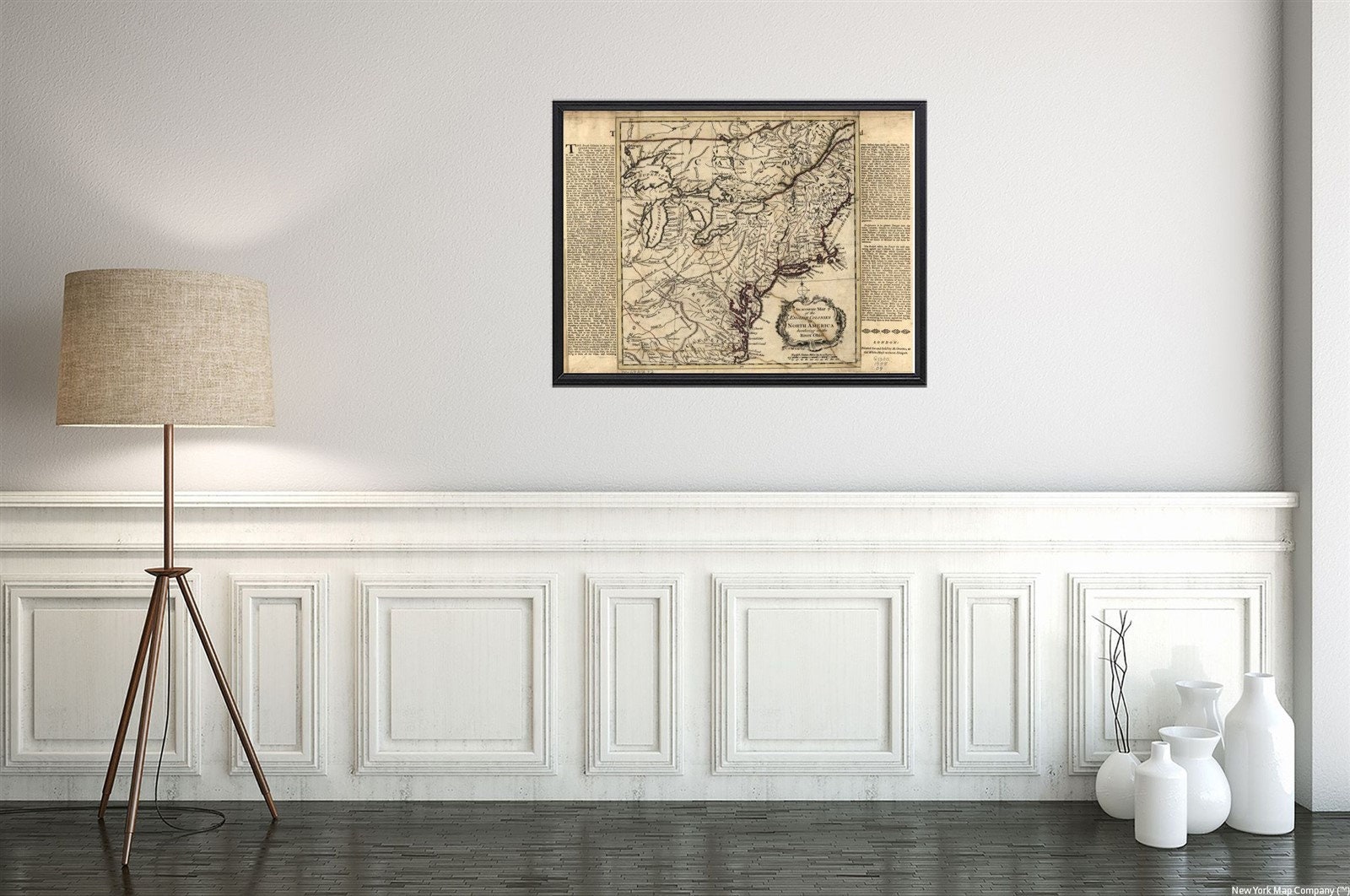 1755 Map an Accurate Map of the English Colonies in North | Etsy