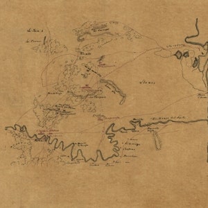 Map 1846 Map Plan of the Ground Situated to the North of - Etsy