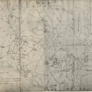 1780 Map Plan of Princess Ann and Norfolk Counties. Map - Etsy
