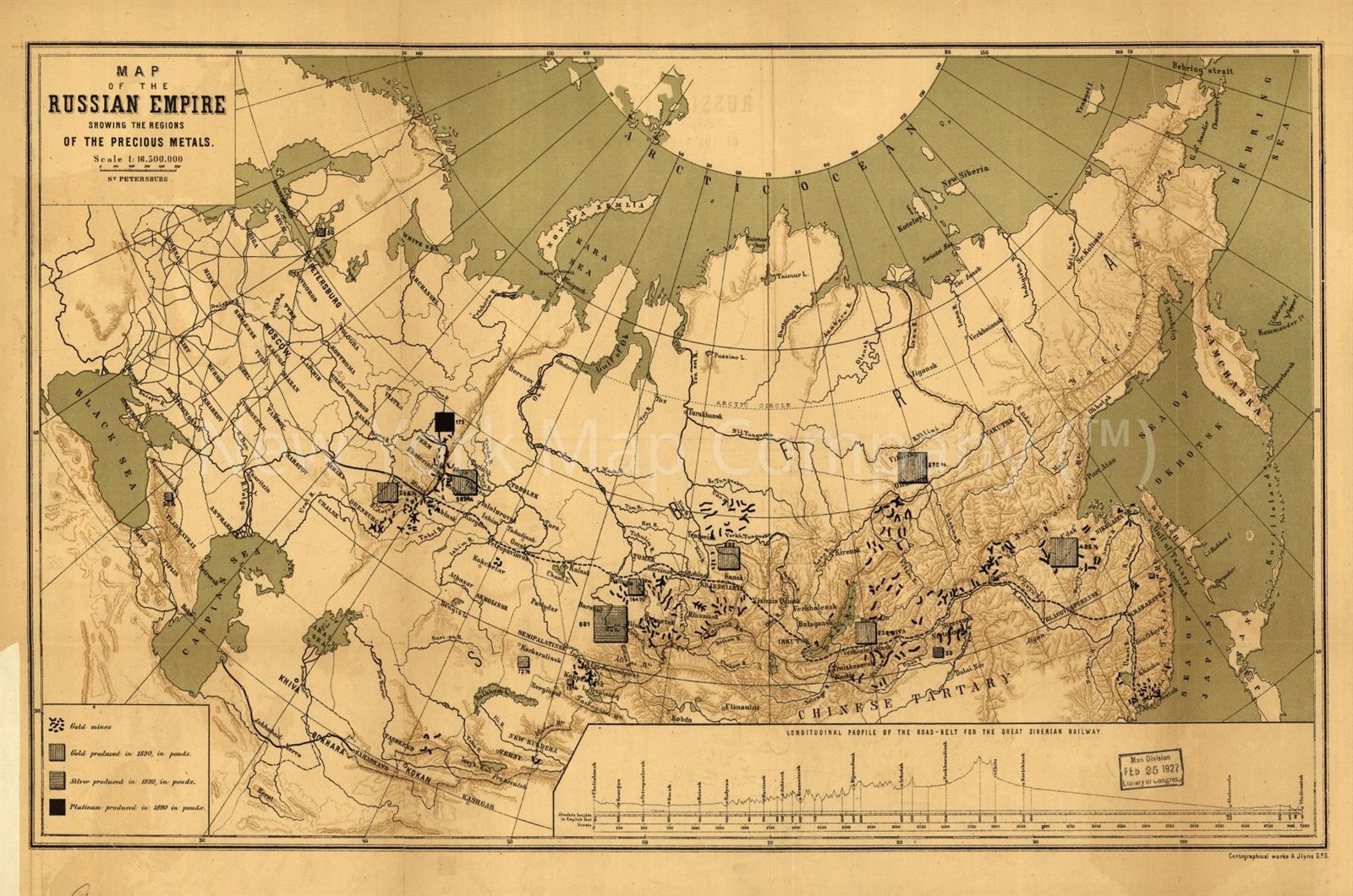Map 1890 Map of the Russian Empire Showing the Regions of the - Etsy
