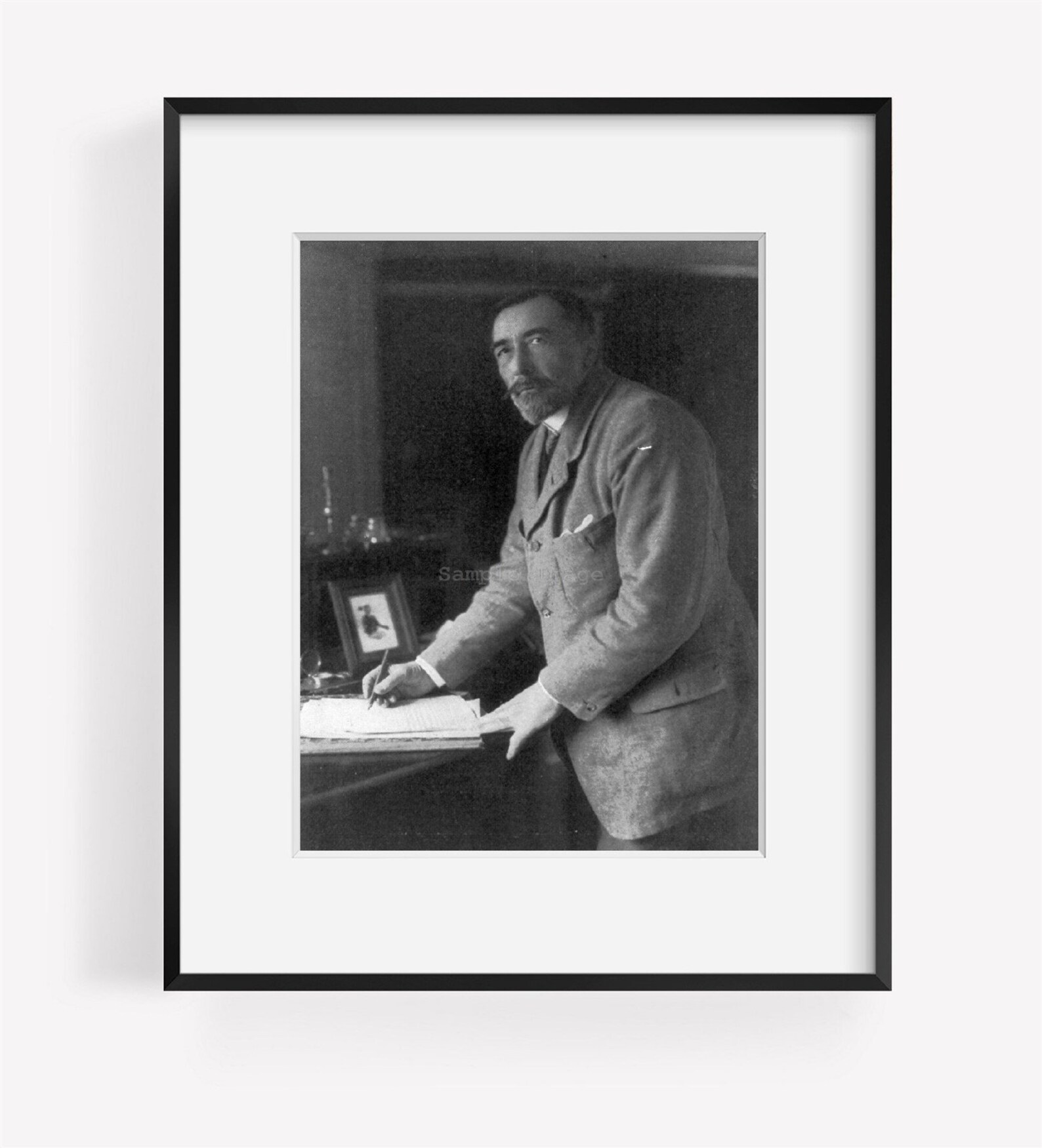 Photograph of Joseph Conrad 1857-1924 Summary: Half lgth. | Etsy