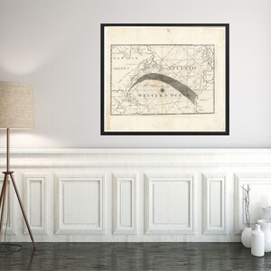 1799 Map Atlantic Ocean Chart of the Gulf Stream Shows Ship - Etsy