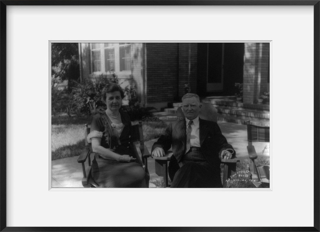 Photo: John Nance Garner 1868-1967 32nd Vice President Wife - Etsy