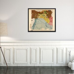 Map 1910 Map of Eastern Turkey in Asia Syria and Western - Etsy