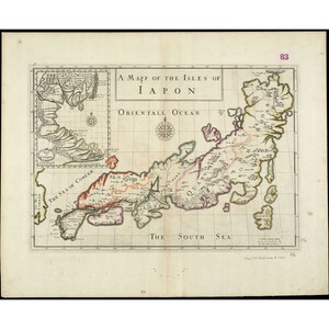 1684 Map Viet Nam North Vietnam Japan A Mapp of the - Etsy