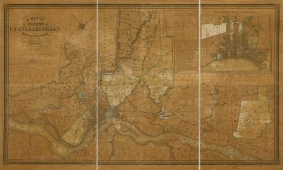 Vintage Map: Rural Buildings and Occupants' Names. Land - Etsy